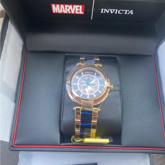 Invicta | Accessories | Invicta Marvel Captain America Watch Womens ...
